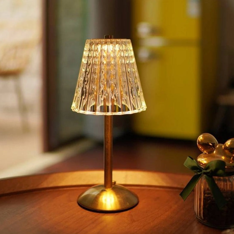 Abajur de Mesa LED Sem fio Recarregável Elegante – Lar da Ana